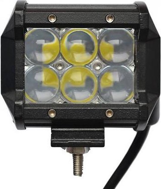 LED 18W Bar 5D set van 2 Floodlight CREE 12V 1260lm 6000K IP68 | bol.com
