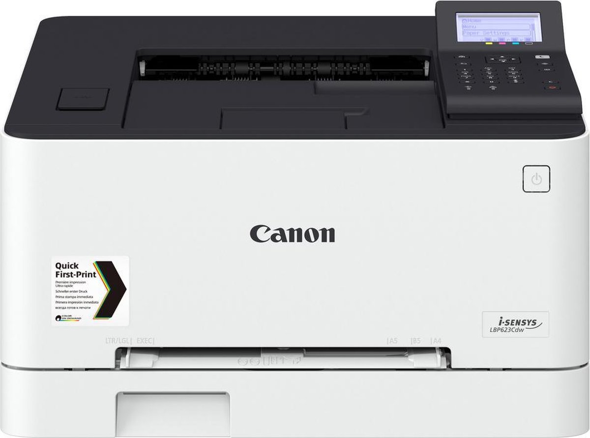 Canon i-SENSYS LBP623Cdw - All-in-One Laserprinter / Wit | bol.com
