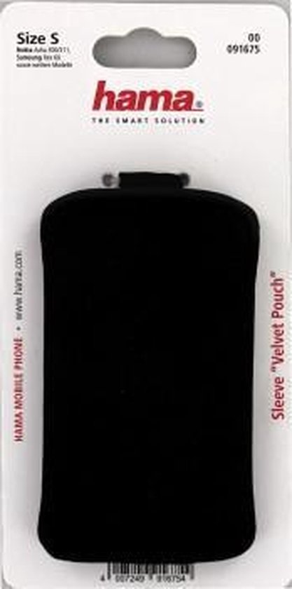 Hama Velvet Pouch Case - Zwart | bol.com