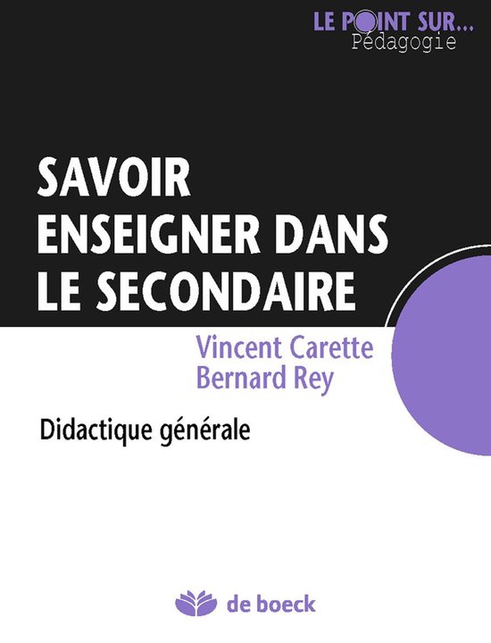 Le point sur… Pédagogie - Savoir enseigner dans le secondaire (ebook ...