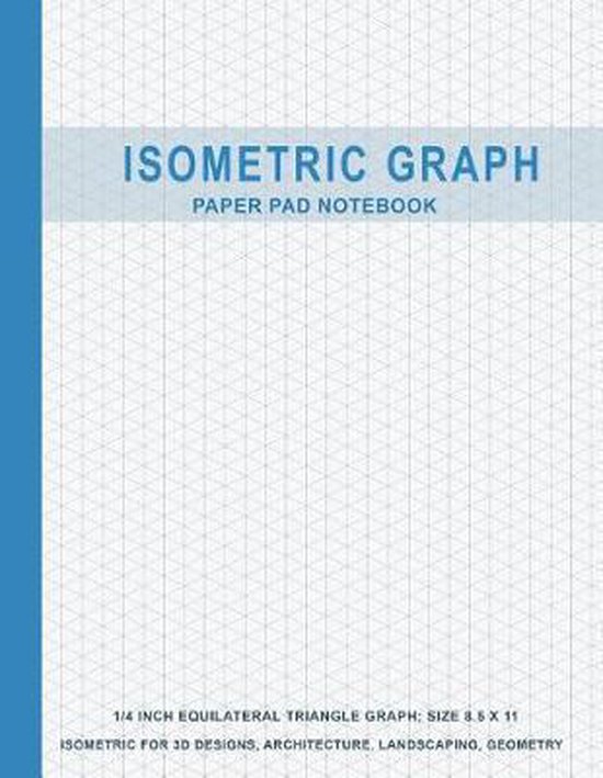 Isometric Graph- Isometric Graph Paper Pad Notebook | 9781091630406 ...