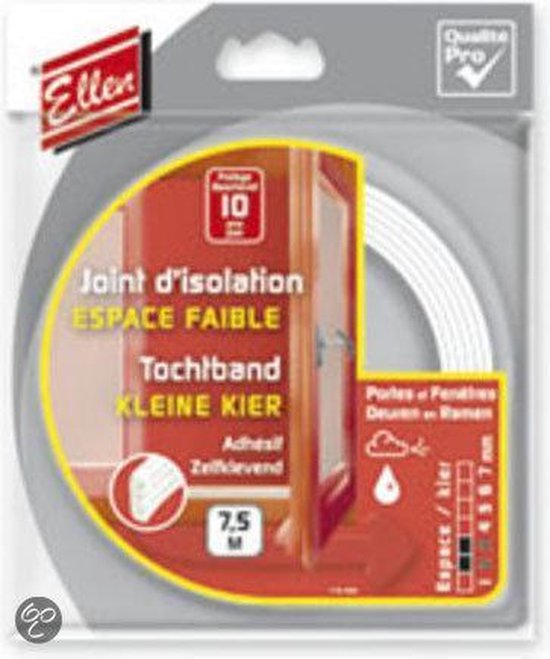 Ellen Tochtband K-Profiel Br 9 x 3 7.5M | bol