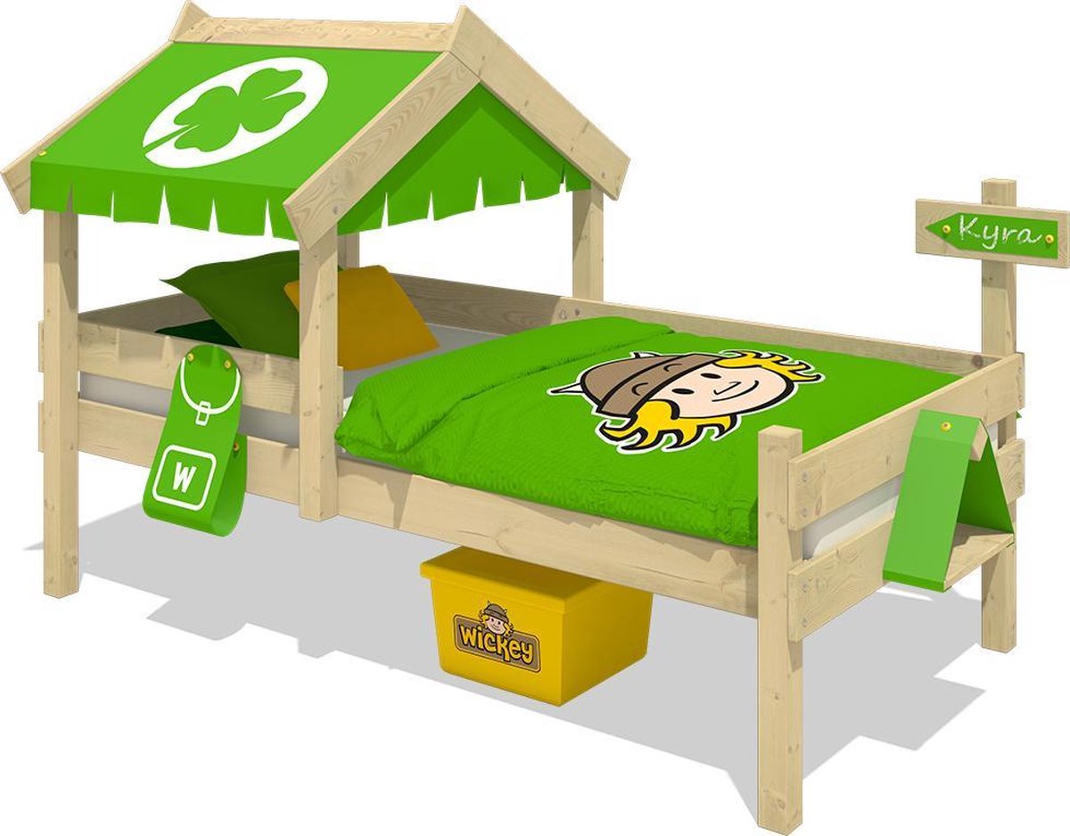 Kinderbed WICKEY CrAzY Buddy Speelbed Groen | bol.com