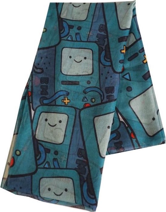 Adventure Time - Beemo fashion sjaal met all over print multicolours ...