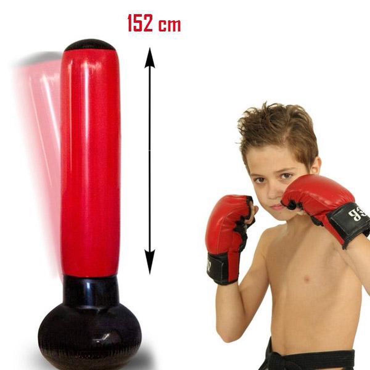 Opblaasbare boksbal | Pride Kings® | bol.com