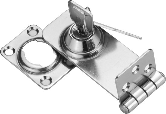 Overvalsluiting-bakskistsluiting met slot RVS | bol