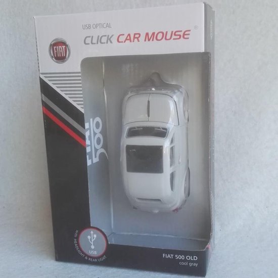 Computer muis fiat 500 USB met licentie | bol