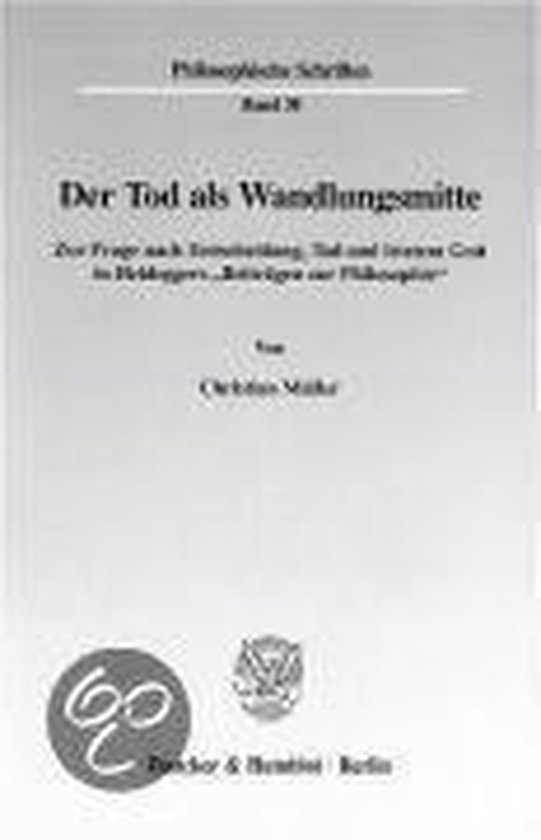 Der Tod als Wandlungsmitte | 9783428095971 | Christian Muller | Boeken ...