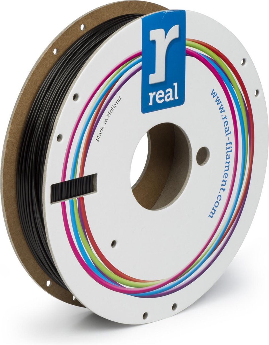 REAL PLA - Zwart - 0.5Kg - 1.75mm | bol.com