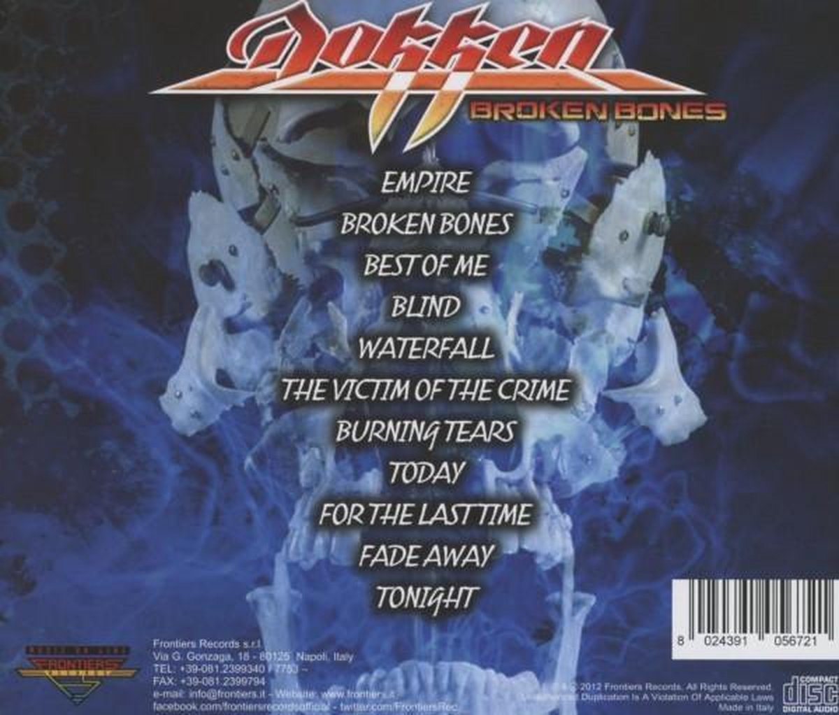 Dokken - Broken Bones, Dokken | CD (album) | Muziek | bol
