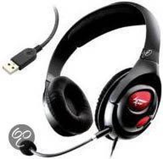 Creative Hs-1000 Fatal1ty USB Gaming Headset + X-Fi | bol