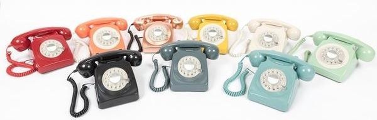 Gpo 746rotaryora Telefoon Retro Jaren ‘70 Draaischijf Oranje