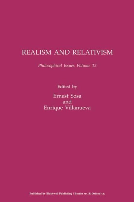 Philosophical Issues | 9780631233848 | Sosa | Boeken | bol.com