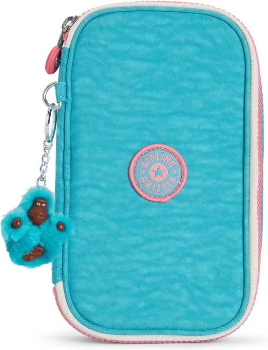 Kipling 50 Pens Etui - Bright Aqua Combo | bol.com