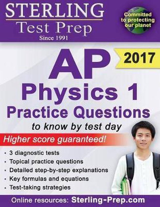 Sterling Test Prep AP Physics 1 Practice Questions | 9781514215609 ...
