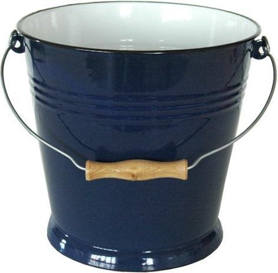 Emaille emmer blauw | bol.com