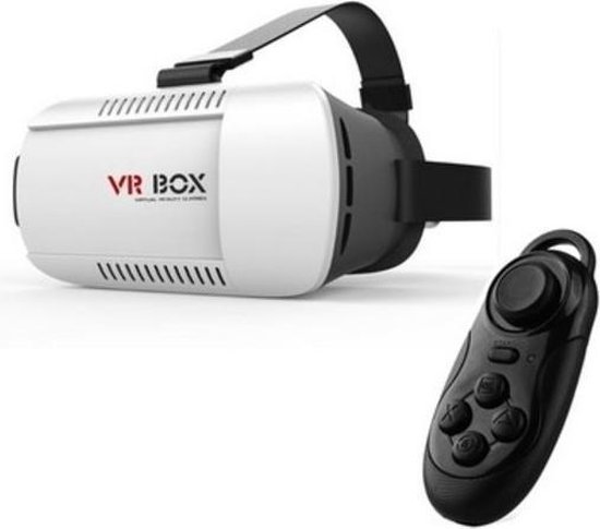 VR Box Virtual Reality Glasses 3D Bril. Incl bluetooth afstandbediening ...
