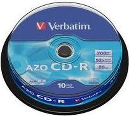 Verbatim - CD-R - 10-pack CD-R spindle | bol.com
