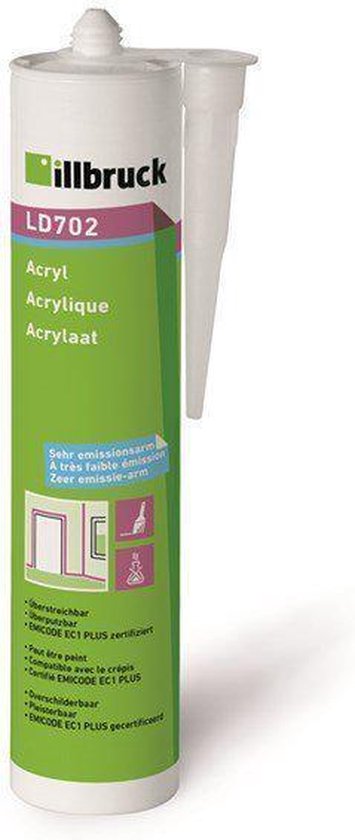 Illbruck Acrylaat LD702 310ml patroon grijs | bol.com
