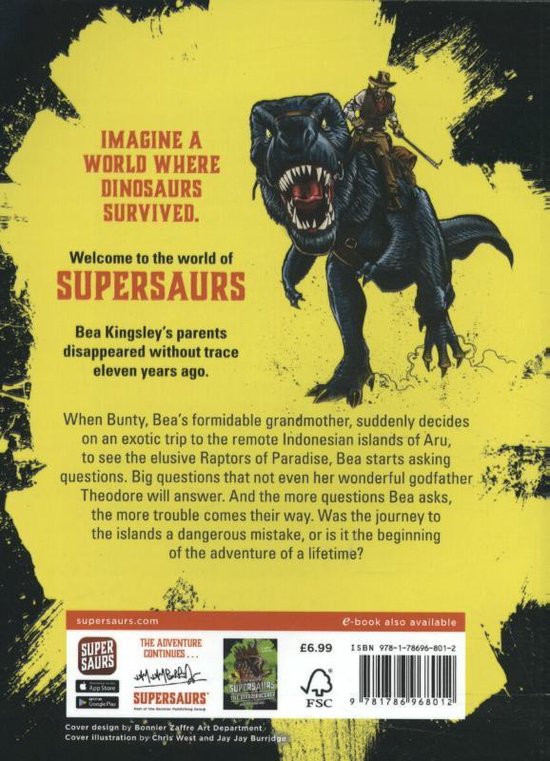 Supersaurs 1: Raptors of Paradise, Jay Jay Burridge | 9781786968012 ...
