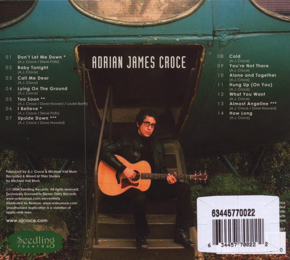 Adrian James Croce, A.J. Croce | CD (album) | Musique | bol.com