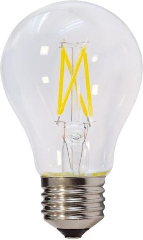 LED Filament peer lamp 6.5W A60 E27 - 2800K - Warm wit | bol.com