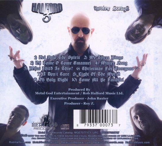 Winter Songs, Halford 3 | CD (album) | Muziek | bol.com