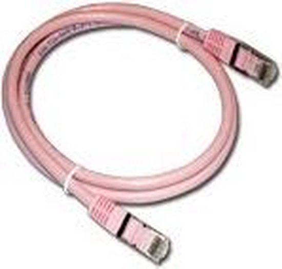 MCL Cable RJ45 Cat6 2.0 m Rose netwerkkabel 2 m Roze | bol