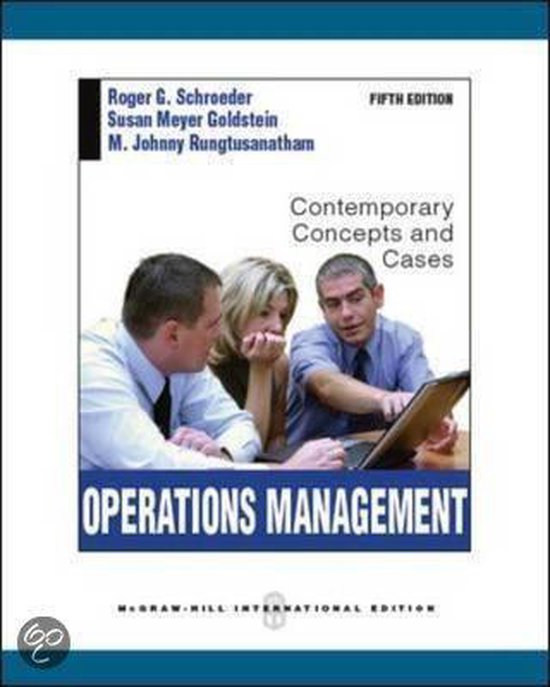 Operations Management | 9780071289580 | Roger G. Schroeder | Boeken | bol