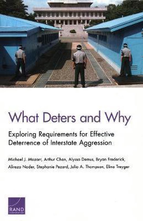 What Deters and Why, Michael Mazarr | 9781977400642 | Boeken | bol