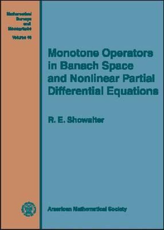 Monotone Operators in Banach Space and Nonlinear Partial Differential Equations |... | bol.com