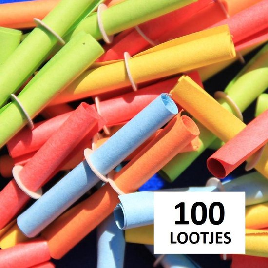 Rollootjes / lootjes / loten - bonte mix - 100 stuks | bol