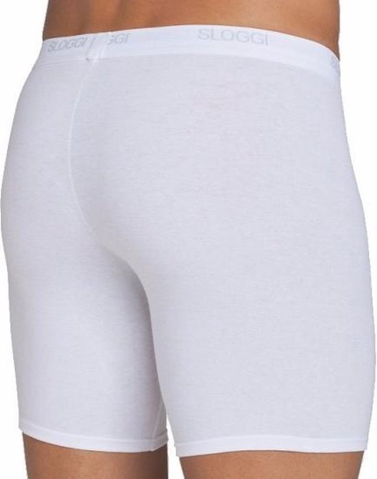 3x Sloggi basic long heren boxershort wit XL - boxer / onderbroek | bol