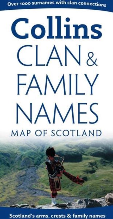 Clan and Family Names Map of Scotland | bol.com