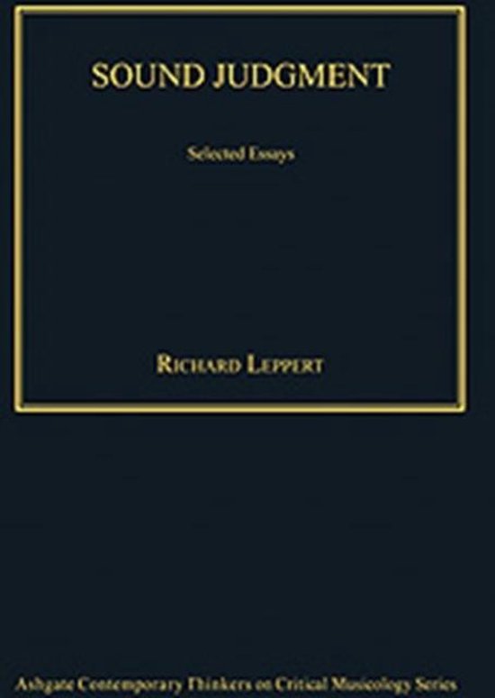 Sound Judgment | 9780754626831 | Richard Leppert | Boeken | bol