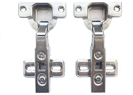 Scharnier met zelfsluitend mechanisme - 100 graden openingshoek - 1 ...