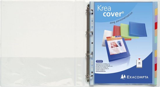 Ringmap PP Kreacover A4+ 4D-R 20mm wit | bol