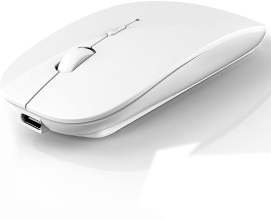TOVBMUP Bluetooth-muis - Oplaadbaar - Stil - Mini draadloze muis ...