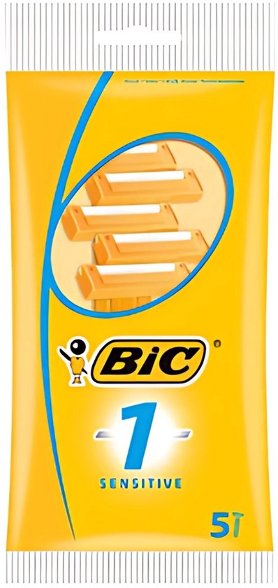 4 x Bic - Scheermesjes - Sensitive - Enkel Mesje - Wegwerpmesjes - 5 ...