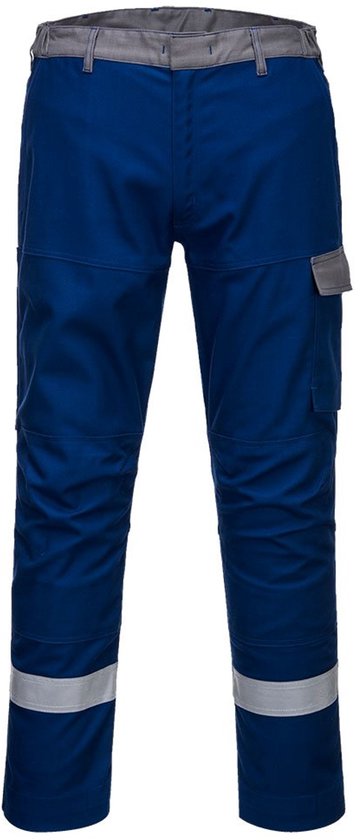 Portwest Bizlflame Ultra twee kleuren broek FR06 - Korenblauw - 38 | bol