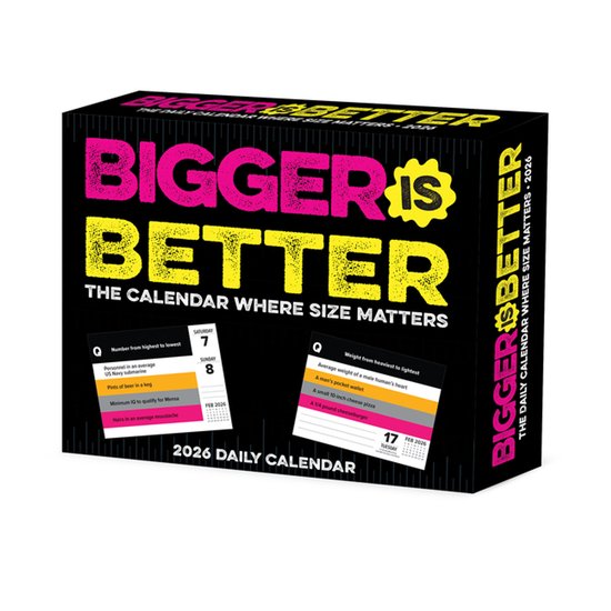 Bigger Is Better 2026 Box Calendar | bol