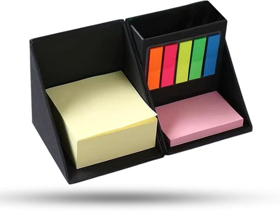 Sticky Note Organizer - Sticky Note Organizer met pennenhouder - 3-in-1 ...