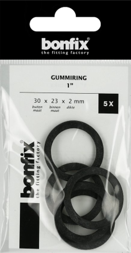 BONFIX Gummiring 1" (30 x 23 x 2 mm) 5 stuks | bol