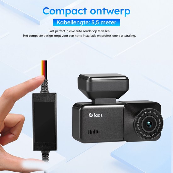Dashcam Hardwire Kit - 24-Uurs Bewaking - USB-C Aansluiting - Compact ...