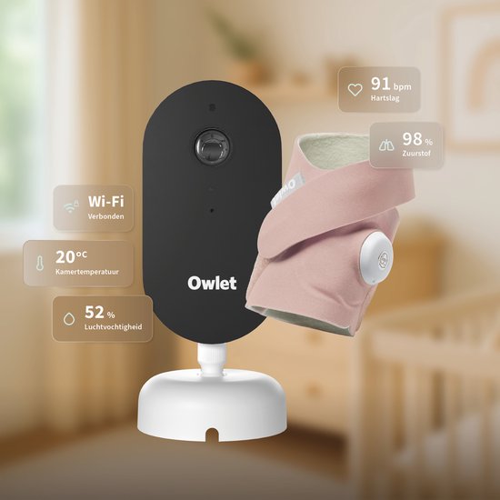 Owlet Dream Duo™ Dream Sight & Dream sock – Baby Monitor intelligent ...