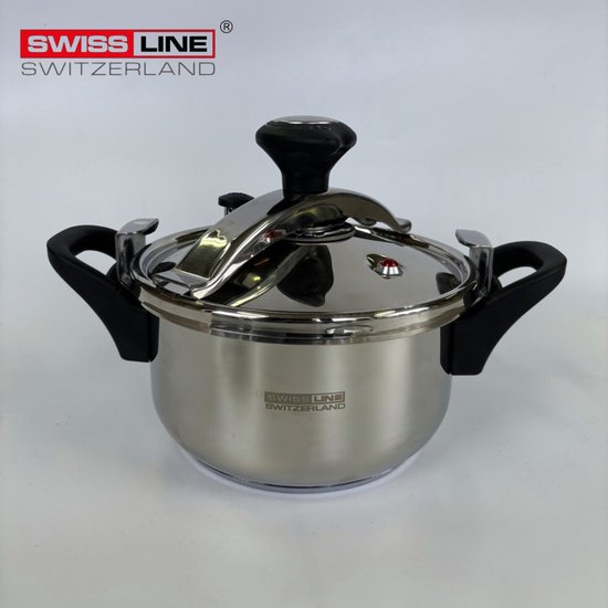 Swiss Line Switzerland - Snelkookpan - Pressure cooker - INOX - 4L | bol