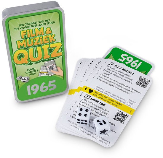 Spel - Film & muziek quiz - 1965 | Games | bol