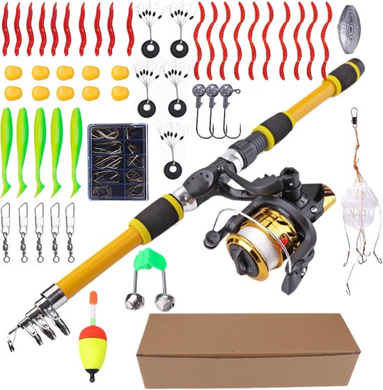 Hengelset - Vishengel set voor kinder - complete visset - 1.8m ...
