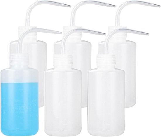 Brenzoos - Spuitflessen 250 ml - Set van 6 stuks voor laboratorium ...