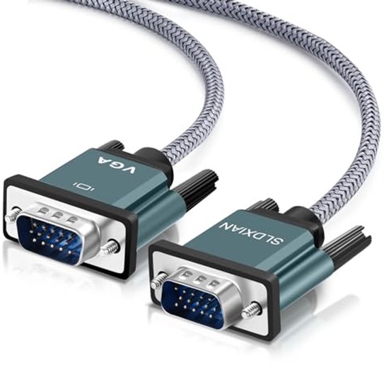 VGA-naar-VGA Kabel 2M - 1080p Full HD, Voor PC, Laptop, TV en Projector ...
